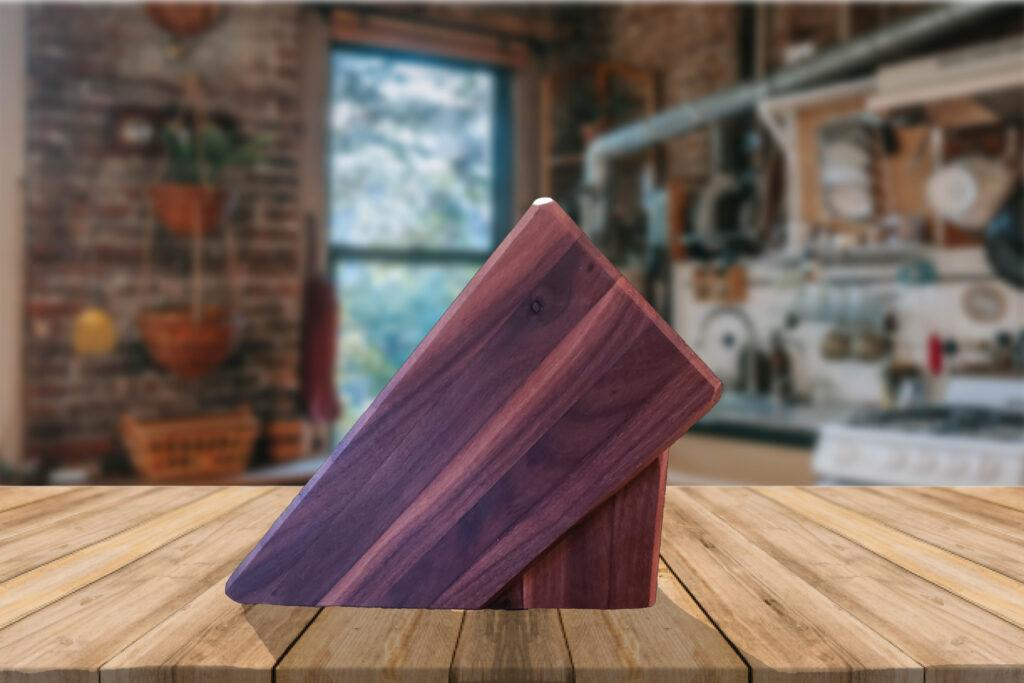 Walnut Knife Block – Custom Made – Rada Knife